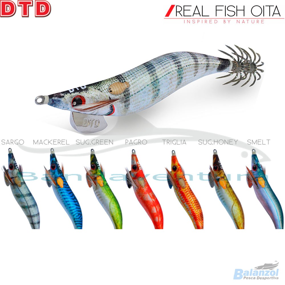 DTD Real Fish Oita Squid Jig – Realism for Squid and Cuttlefish