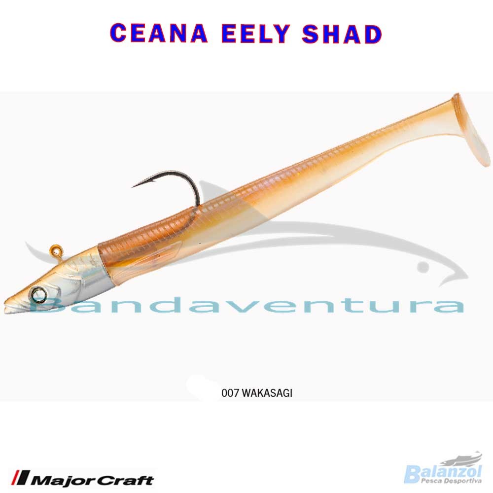 MajorCraft Ceana Eely Shad 130mm 22.3g - Amostra de Pesca